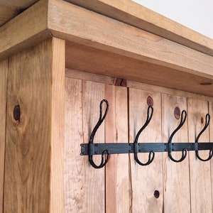Rustic Farmhouse Hall Tree - Etsy