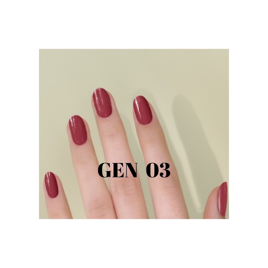 Solid Mulberry nail strips color polish wraps. Feels,Acts and Smells ...