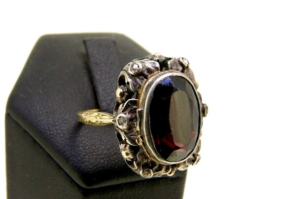 Anello antico primo novecento in oro massiccio 18 kt … - Gem