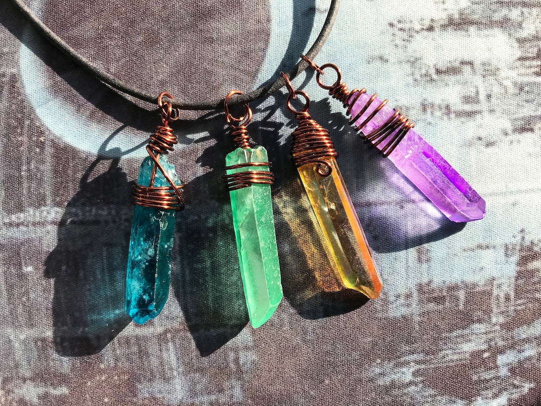 Handmade Kyber Inspired Pendants / Kyber Crystal Necklace / Jedi ...