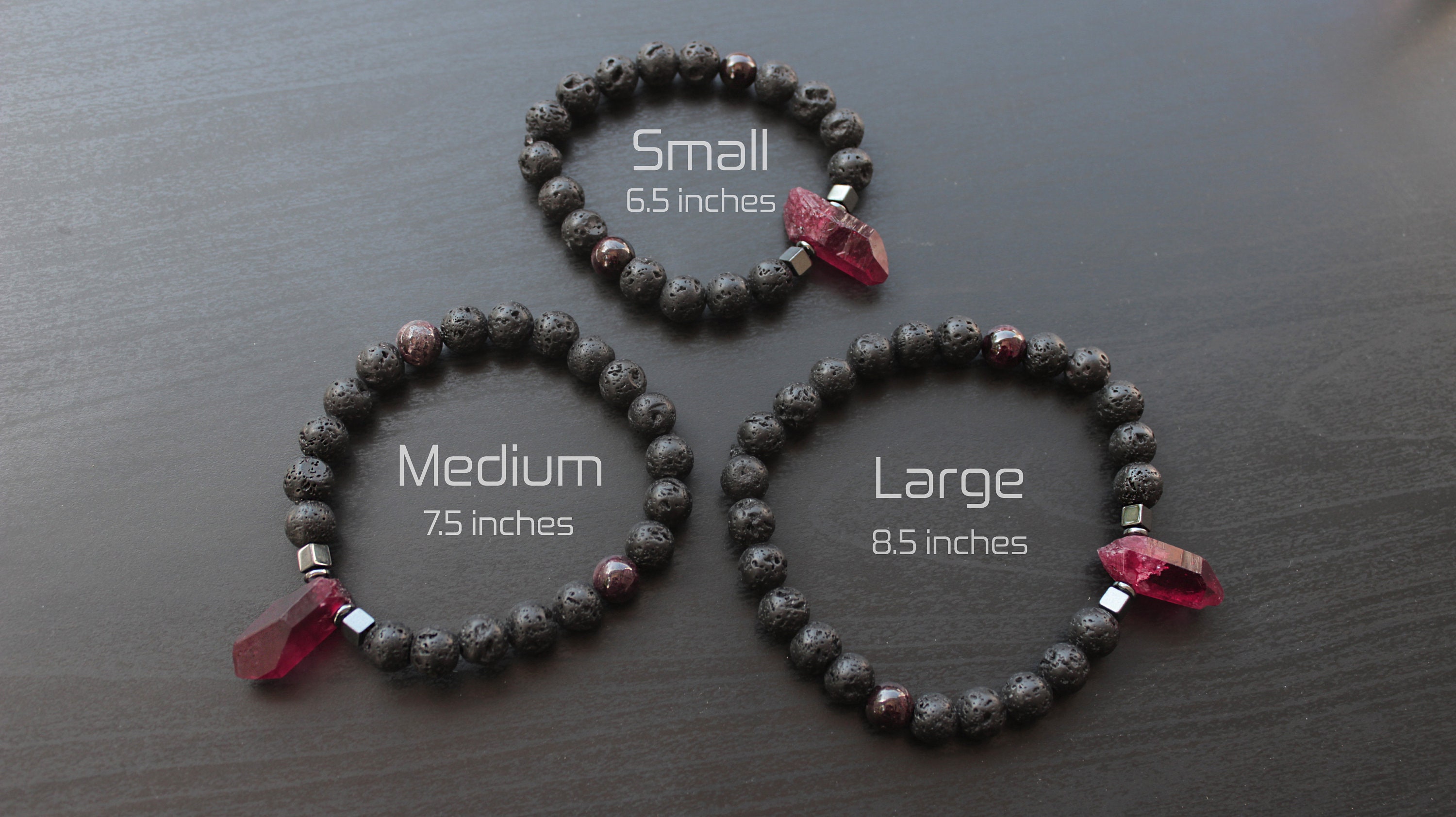 Bleeding Red Kyber Crystal Inspired Quartz & Lava Rock Stretch | Etsy