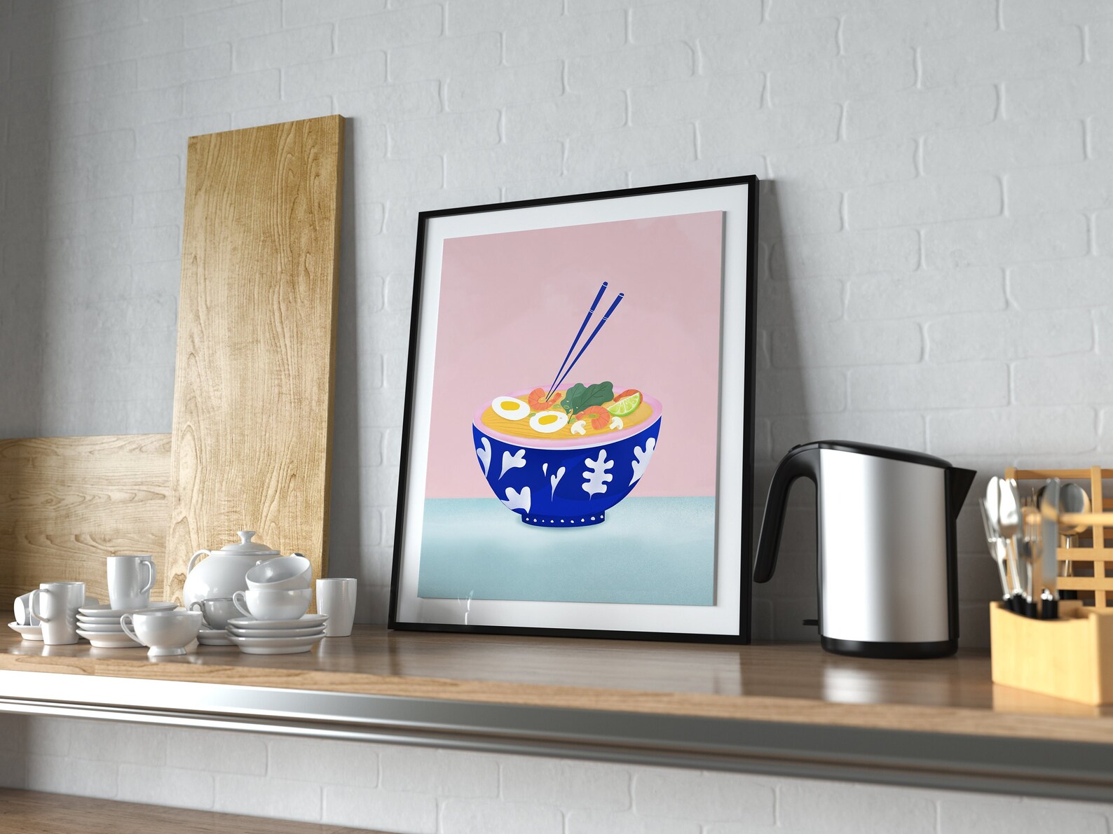 PRINTABLE Ramen Bowl Food Art Print DIGITAL DOWNLOAD - Etsy