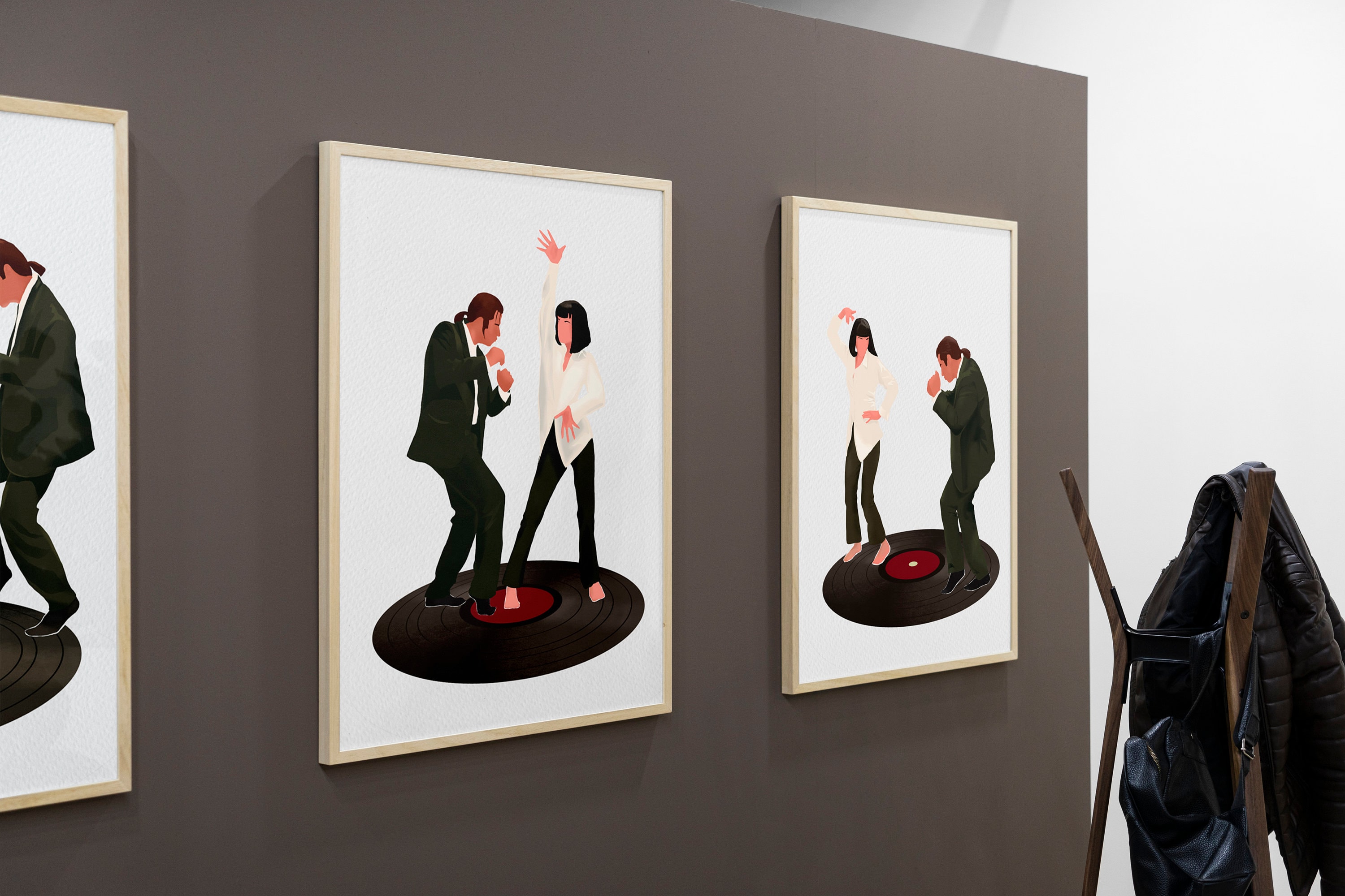 PRINTABLE Pulp Fiction Wall Art Print Set of 3 DIGITAL - Etsy