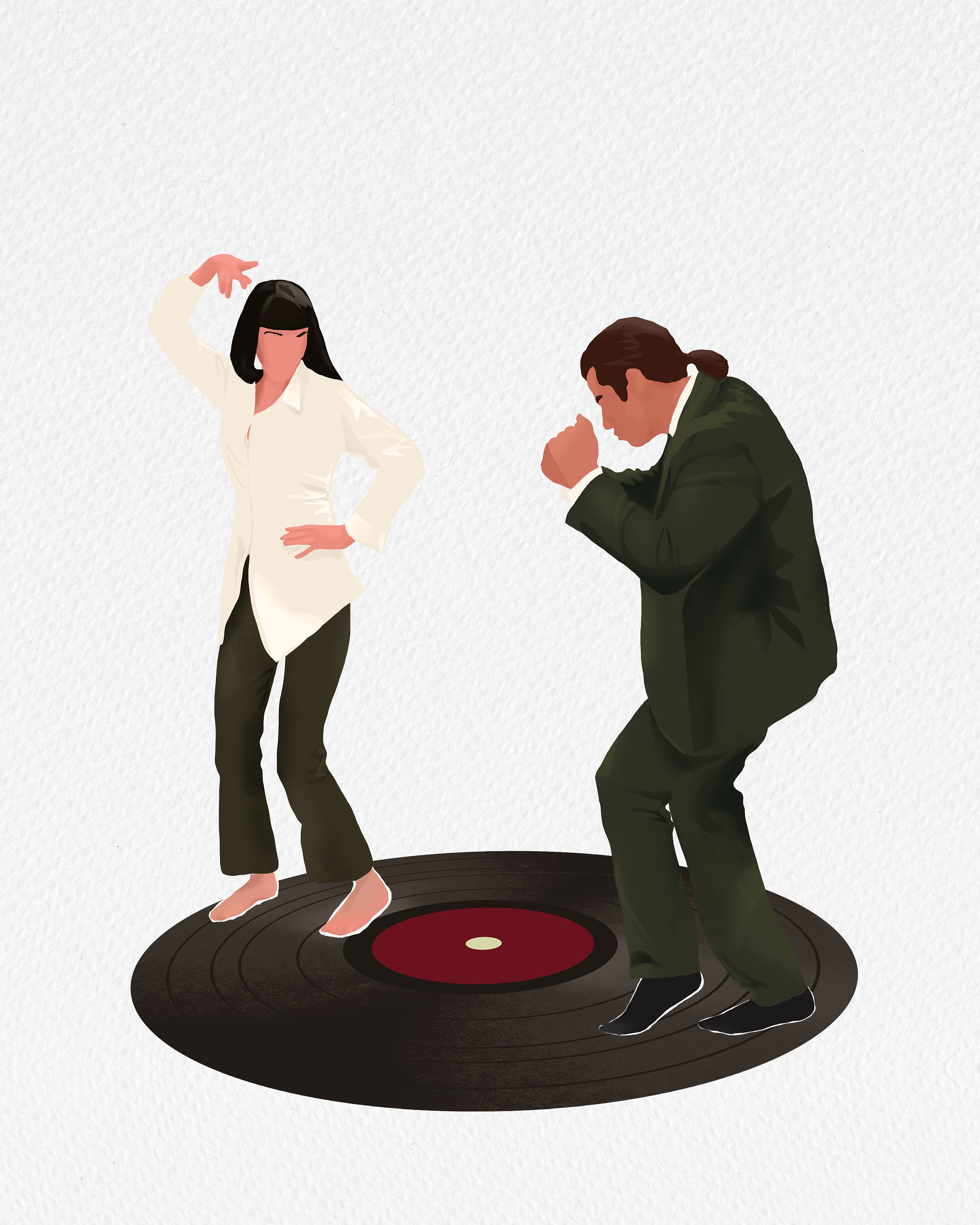 PRINTABLE Pulp Fiction Wall Art Print Set of 3 DIGITAL - Etsy