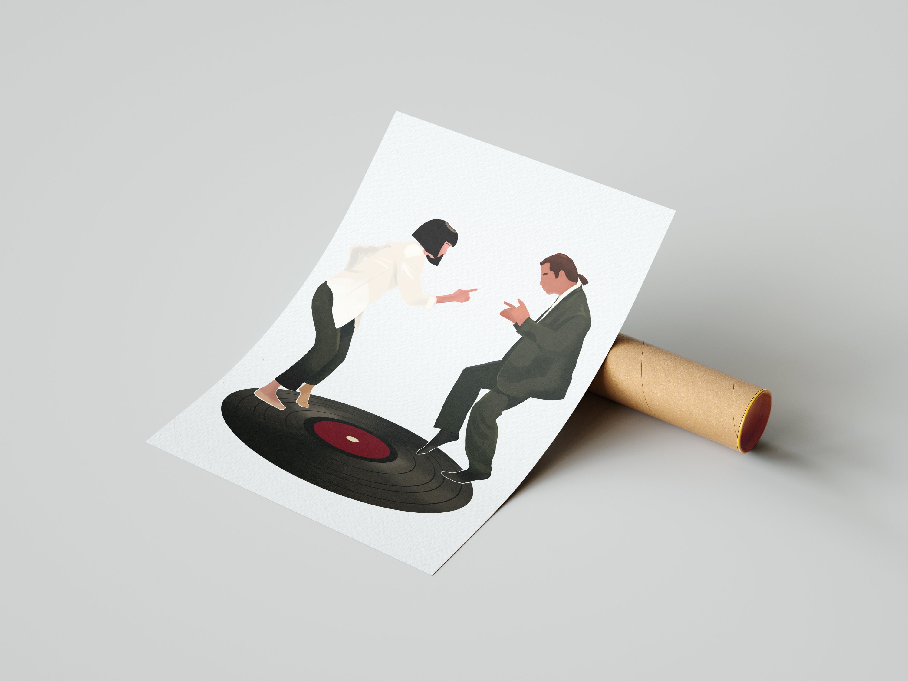 Pulp Fiction Wall Art Print Set of 3 Movie Poster Set Jack | Etsy