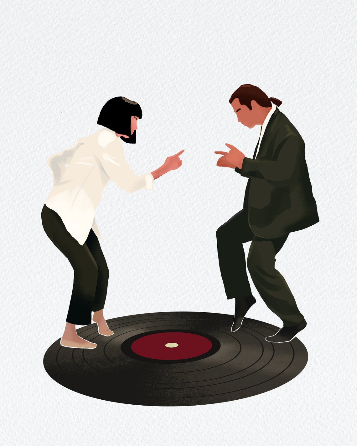 PRINTABLE Pulp Fiction Wall Art Print Set of 3 DIGITAL - Etsy