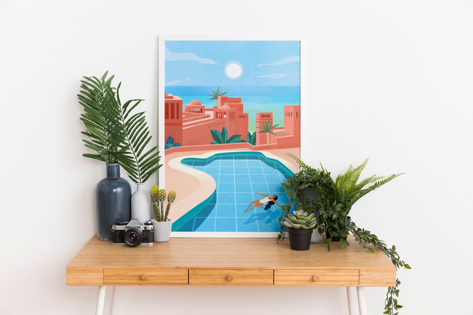 PRINTABLE Swimming Pool Wall Art Print DIGITAL DOWNLOAD - Etsy