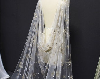 Celestial Wedding Veil - Etsy