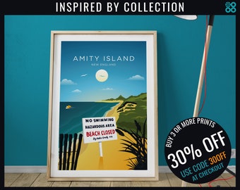 Amity Island Poster | Etsy