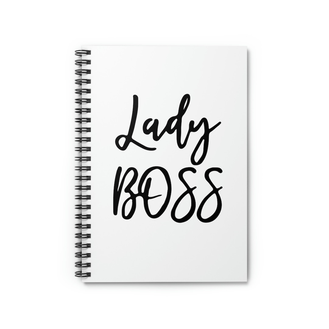 Lady Boss / Lady Boss Notebook / Like A Boss / Gift for Entrepreneur ...