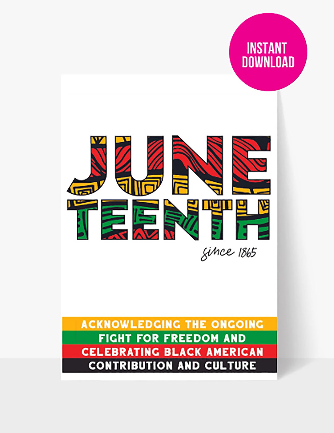 Printable Juneteenth Art / Juneteenth Decor / Juneteenth Print ...