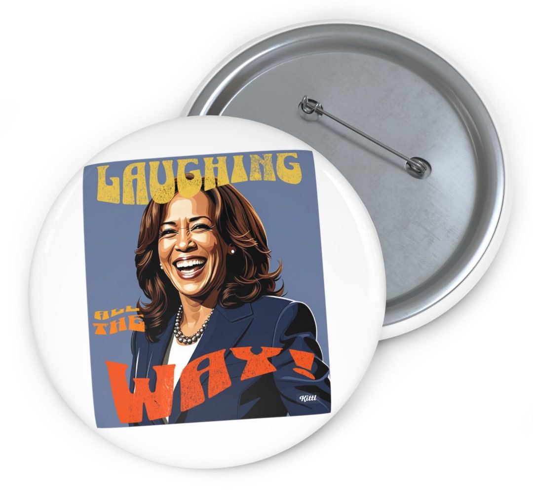 Kamala Harris Custom Pin Buttons, Campaign Buttons, Election 2024 ...