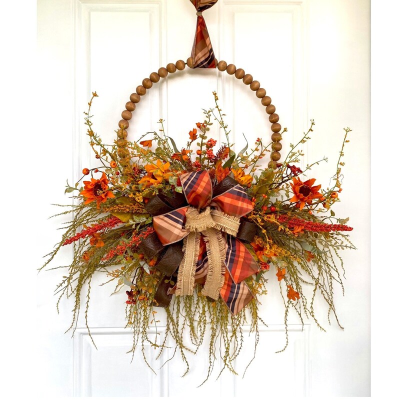 Beaded Wreath - Etsy