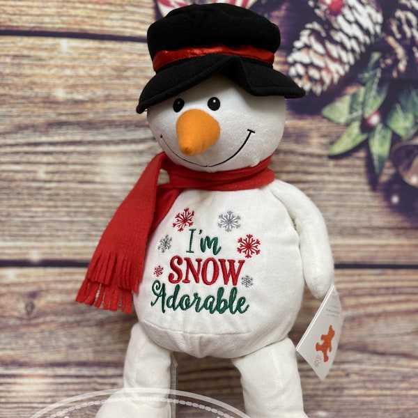 Stuffed Snowman - Etsy