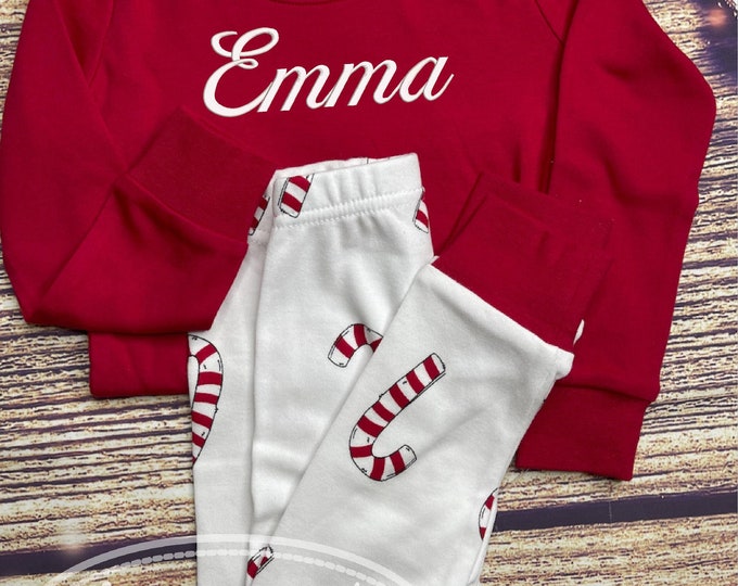 Kids Christmas Pajamas / Personalized Christmas Pajamas / Family ...