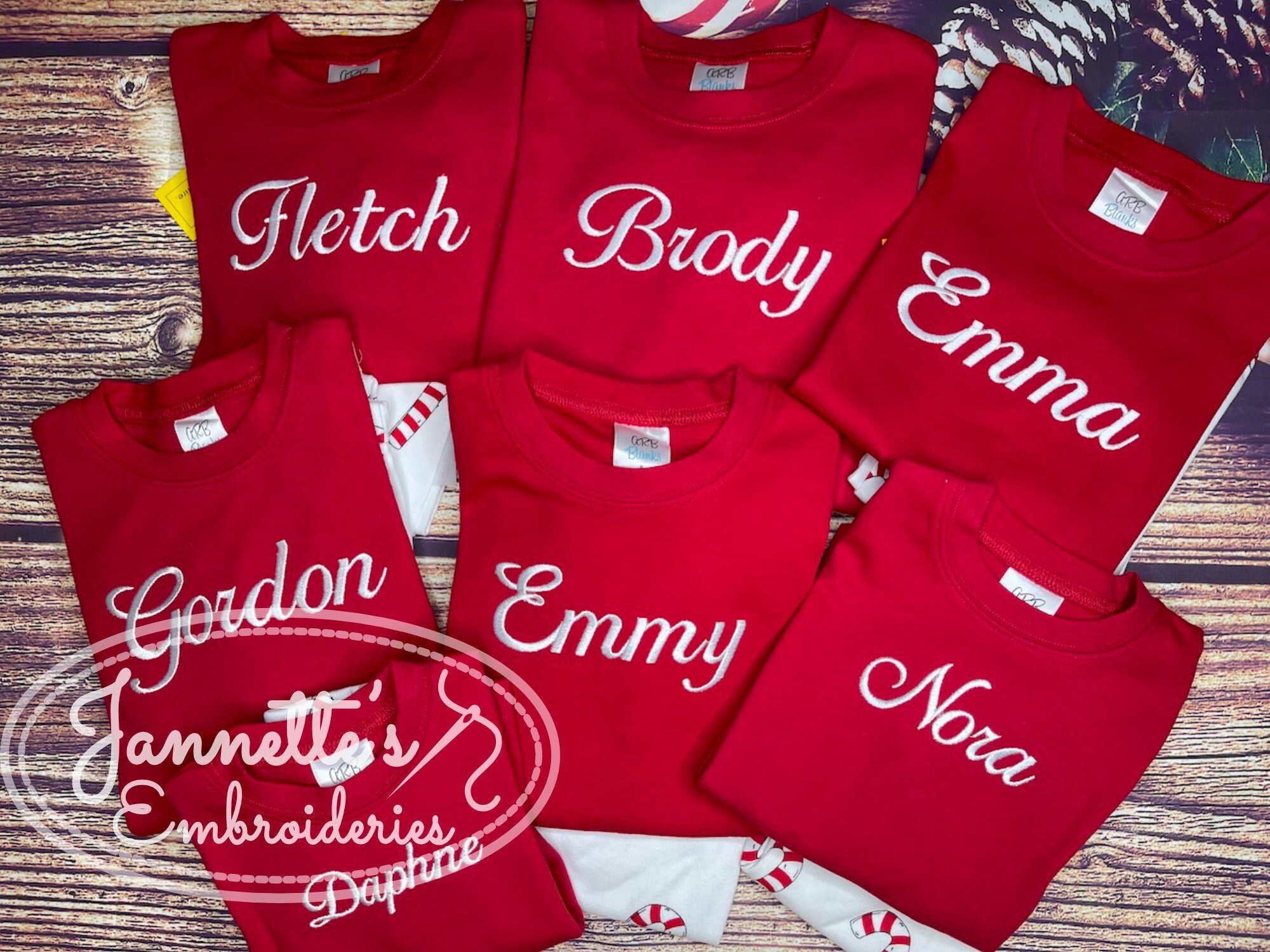 Kids Christmas Pajamas / Personalized Christmas Pajamas / - Etsy