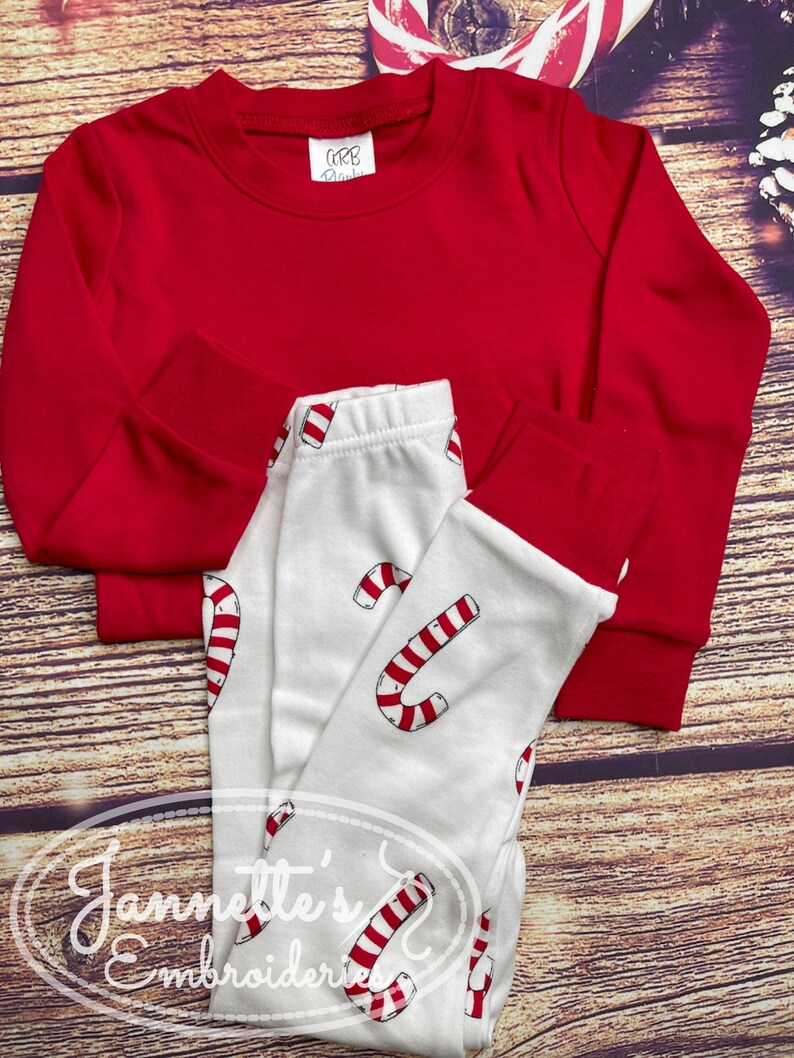 Kids Christmas Pajamas / Personalized Christmas Pajamas / - Etsy
