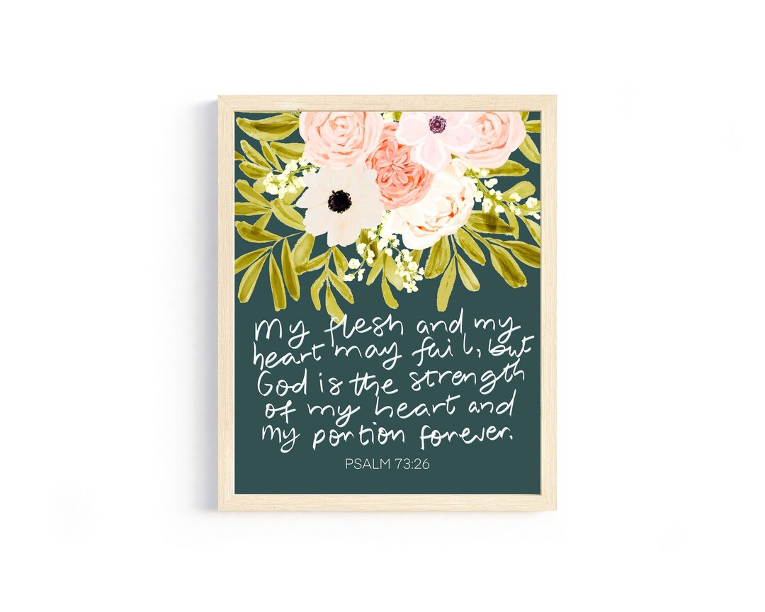 Christian Art Print | Scripture Gift | Wall Art | Wall Print | Bible ...