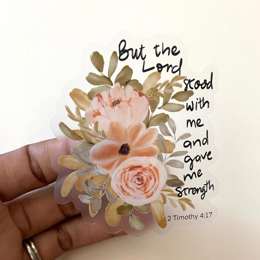 But the Lord- Bible Verse Sticker, Clear Sticker, Christian Sticker - Etsy