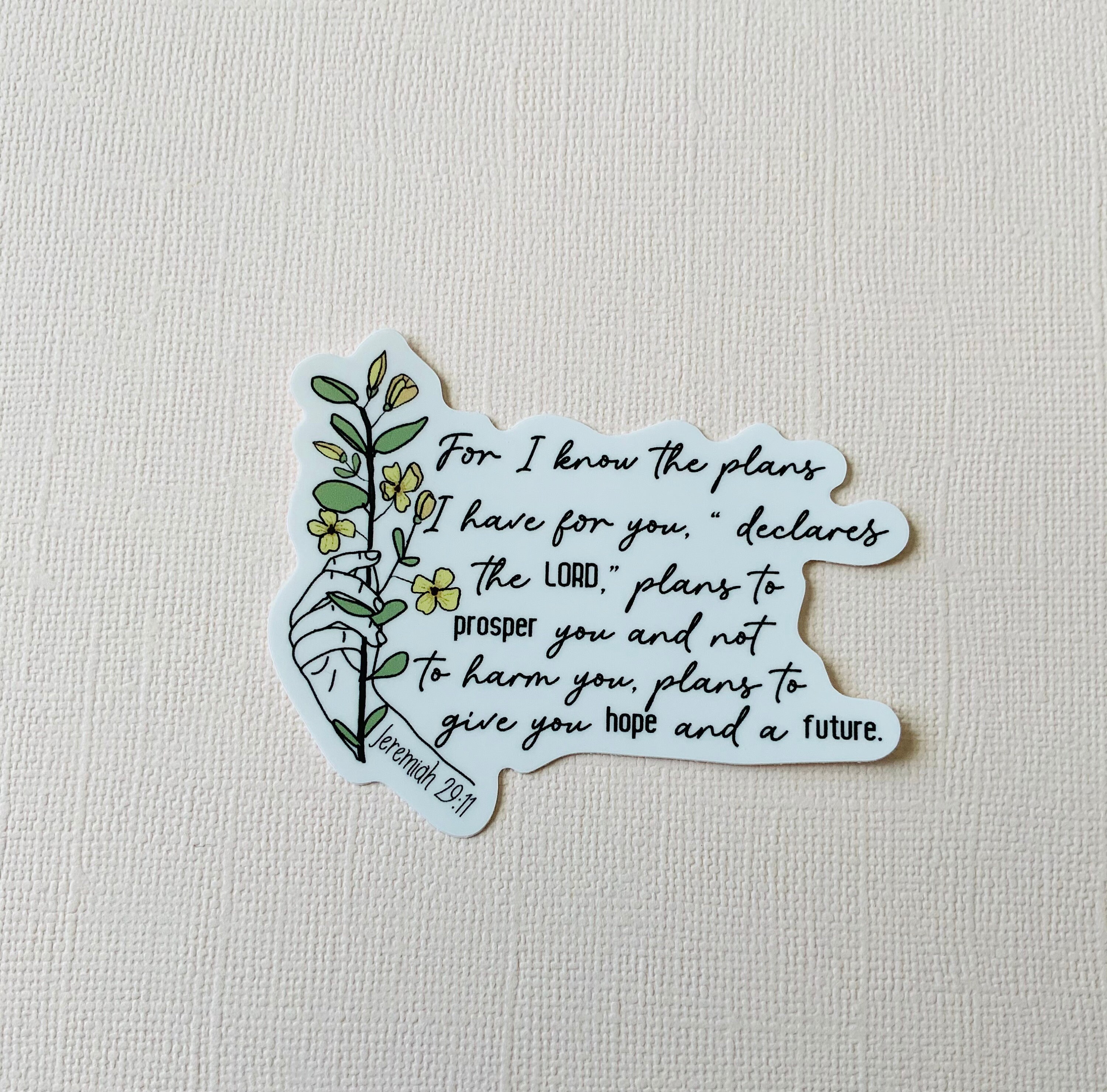 Bible Verse Sticker Christian Sticker God Sticker Faith - Etsy