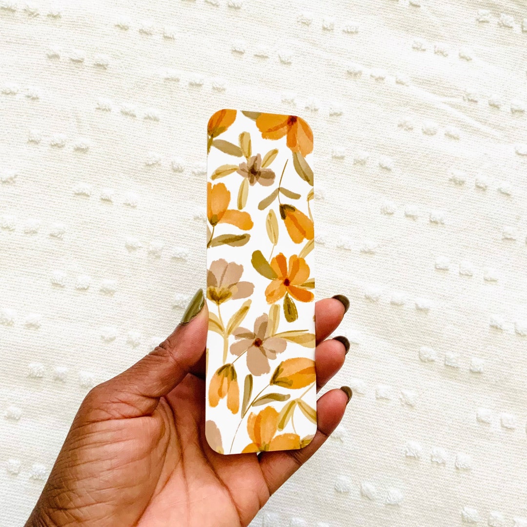 Watercolor Flowers Bookmark | Floral Page Marker | Christmas Stocking ...