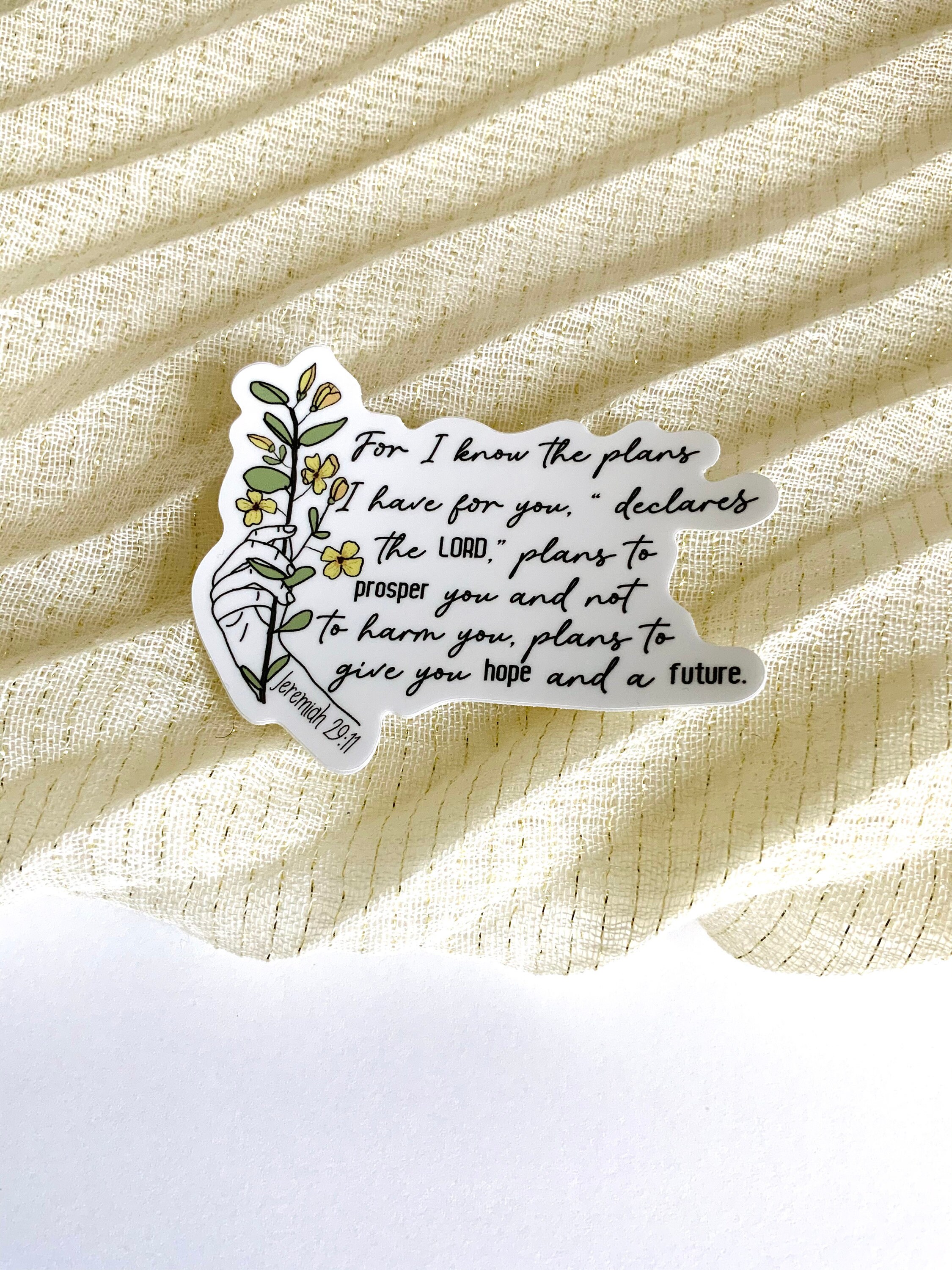 Bible Verse Sticker Christian Sticker God Sticker Faith - Etsy