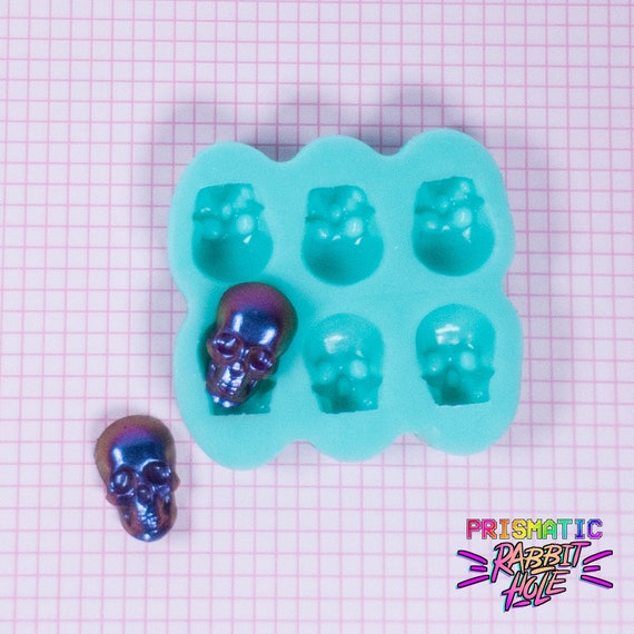 3/4 Small Skull Mold Shiny and Detailed Silicone Mold | Etsy