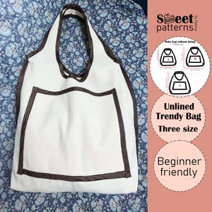 Boho Hobo Bag Sewing Pattern PDF , Photo Tutorial, Three Size, Unlined ...