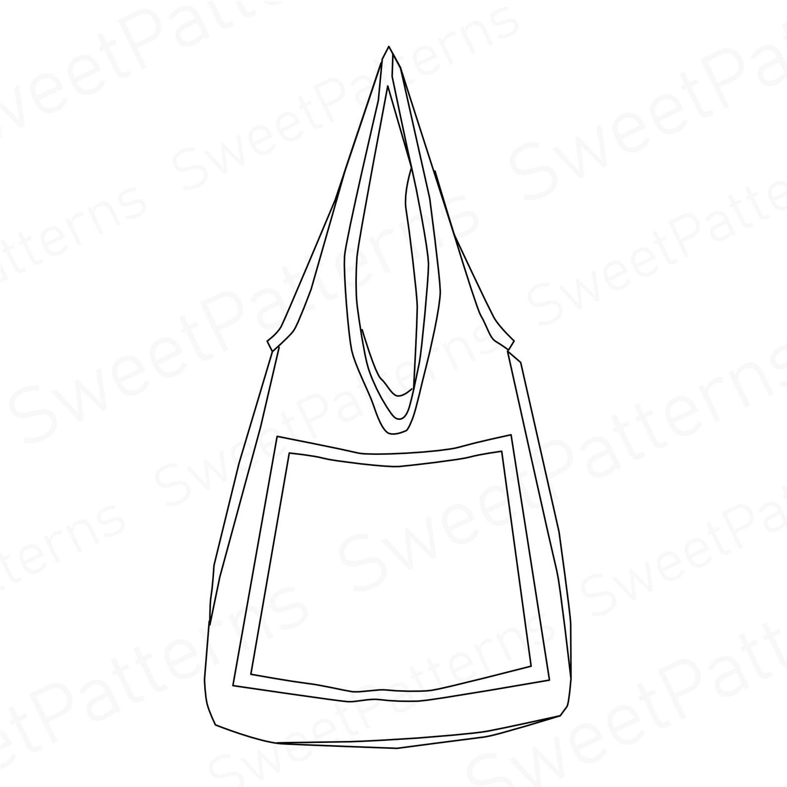 Boho Hobo Bag Sewing Pattern PDF , Photo Tutorial, Three Size, Unlined ...