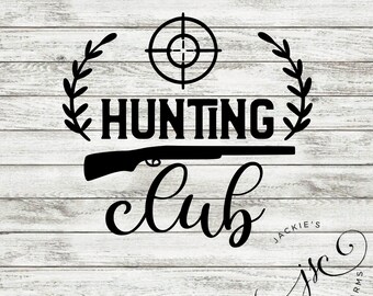 Hunting Club Decal | Etsy