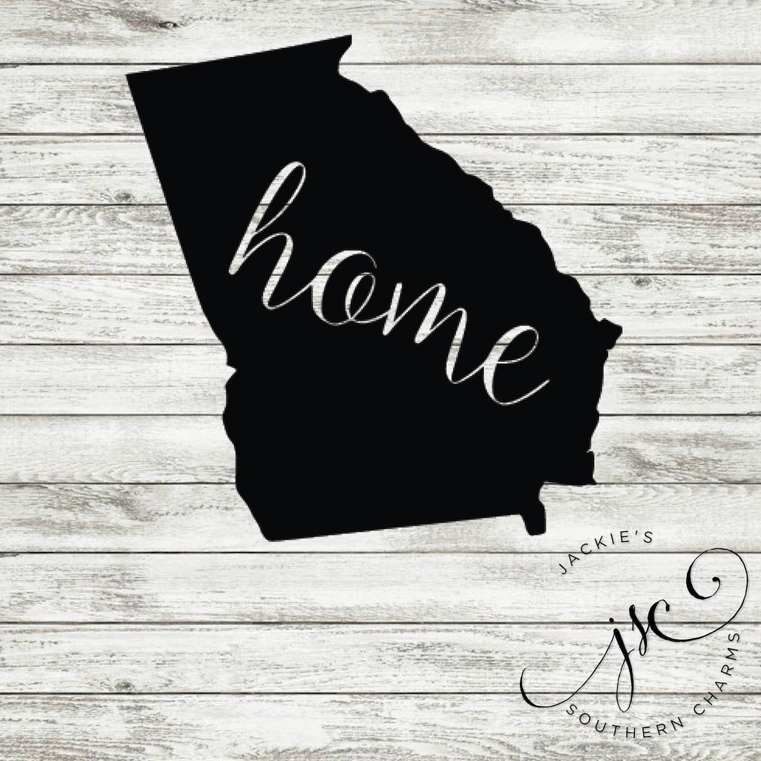 Georgia Home Vinyl Decal - Etsy