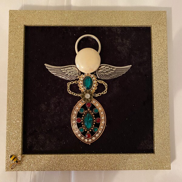 Angel Framed Jewelry Art - Etsy