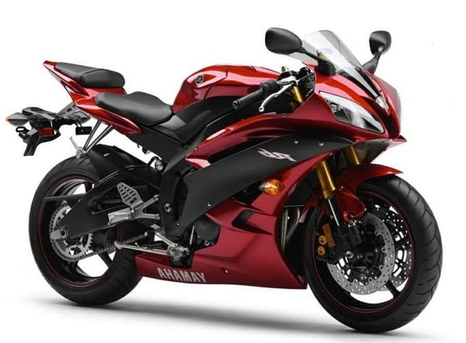 Fooqs Yamaha YZF R6 YZFR6 YZF-R6 2007 Red aftermarket custom | Etsy