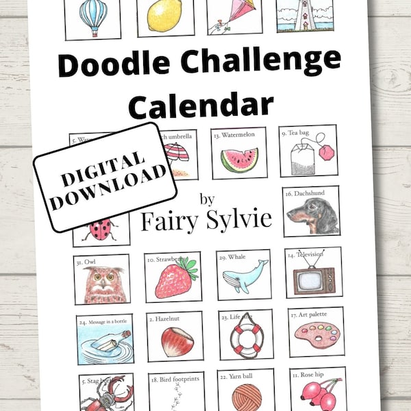 Doodle Drawing - Etsy