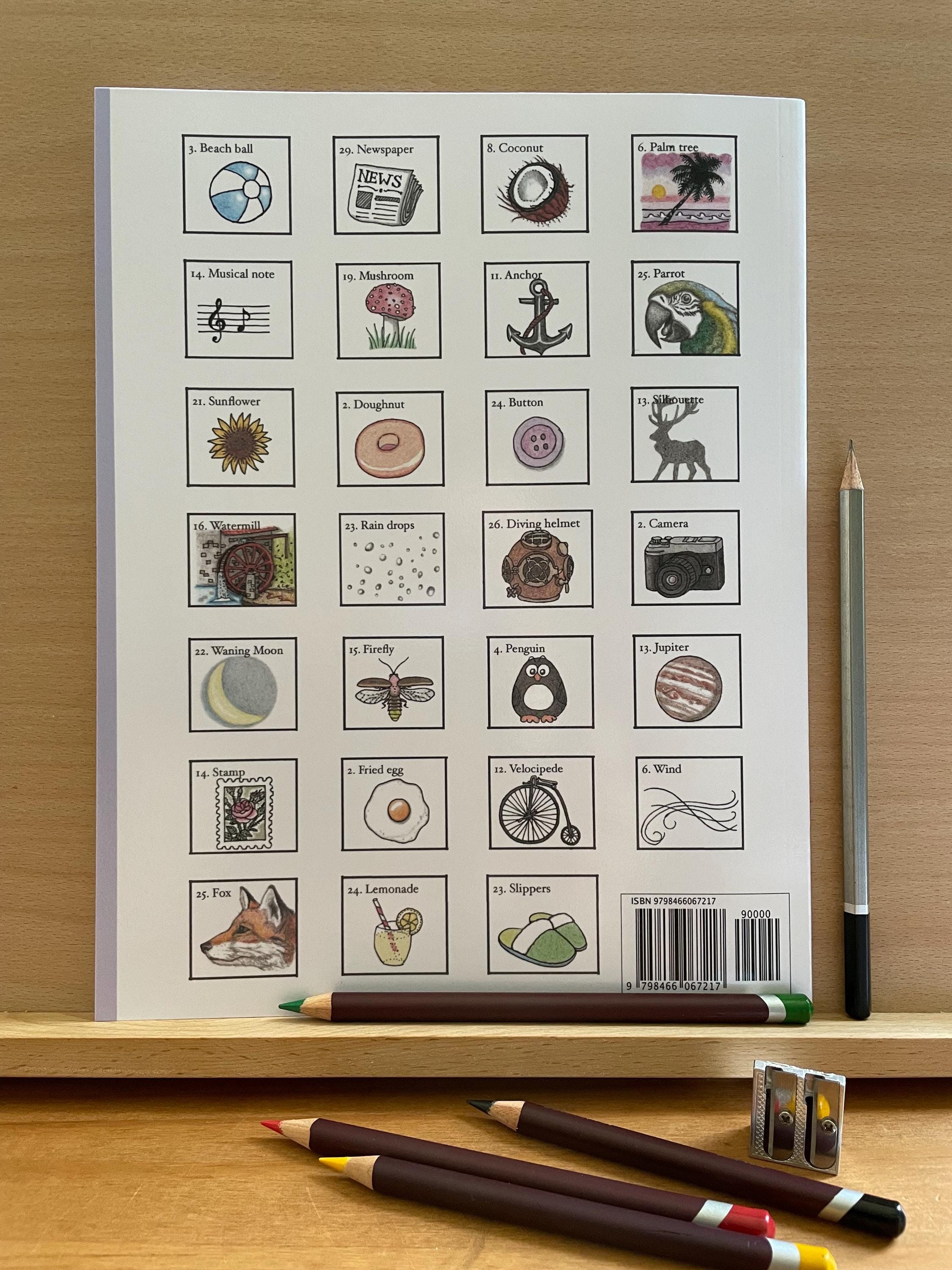 Doodle Challenge Calendar Drawing Book for Adults Daily Drawing ...