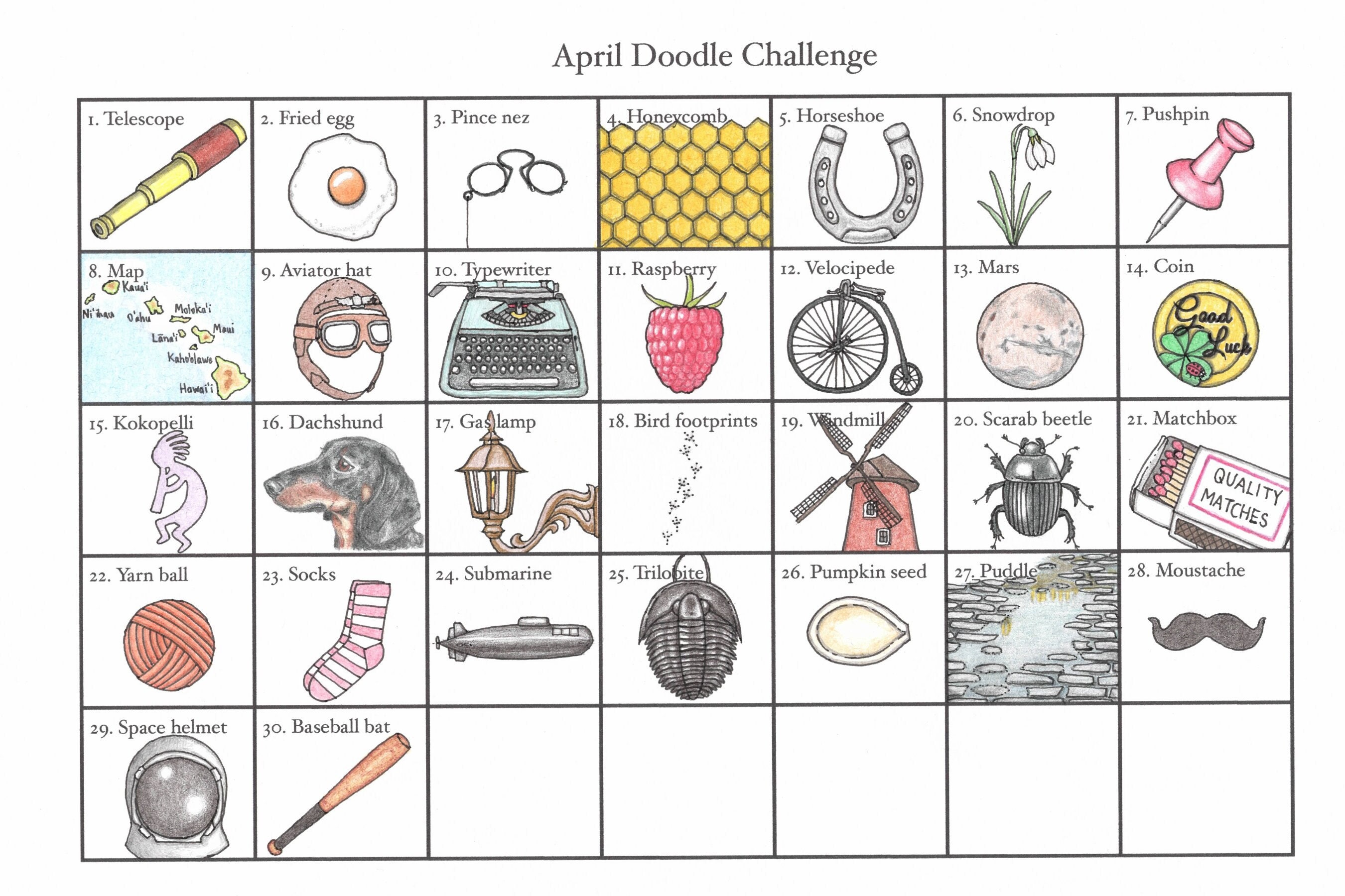 Daily Doodle Calendar