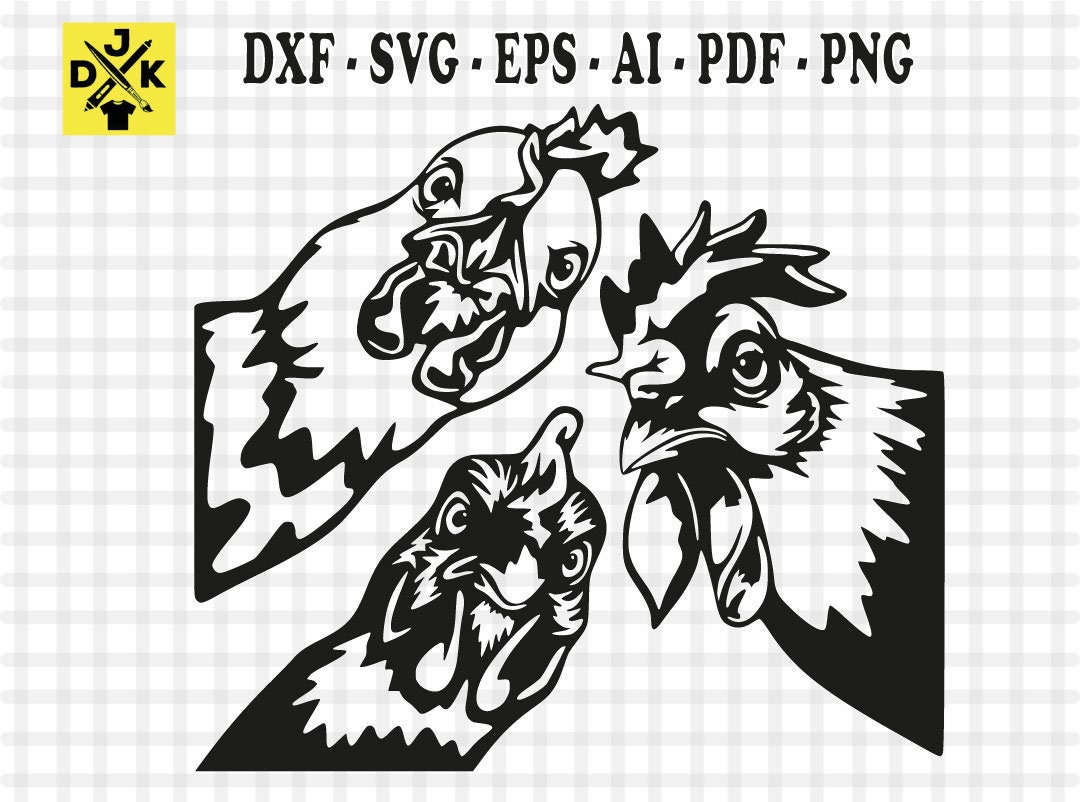 Chickens Svg, Chicken Cut File, Cut File Cricut, Vinyl Shirt Design ...