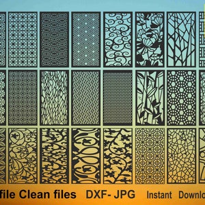 Cnc Files for Laser, Router, Plasma, Fiber, Over 86 Dxf File, Pattern ...