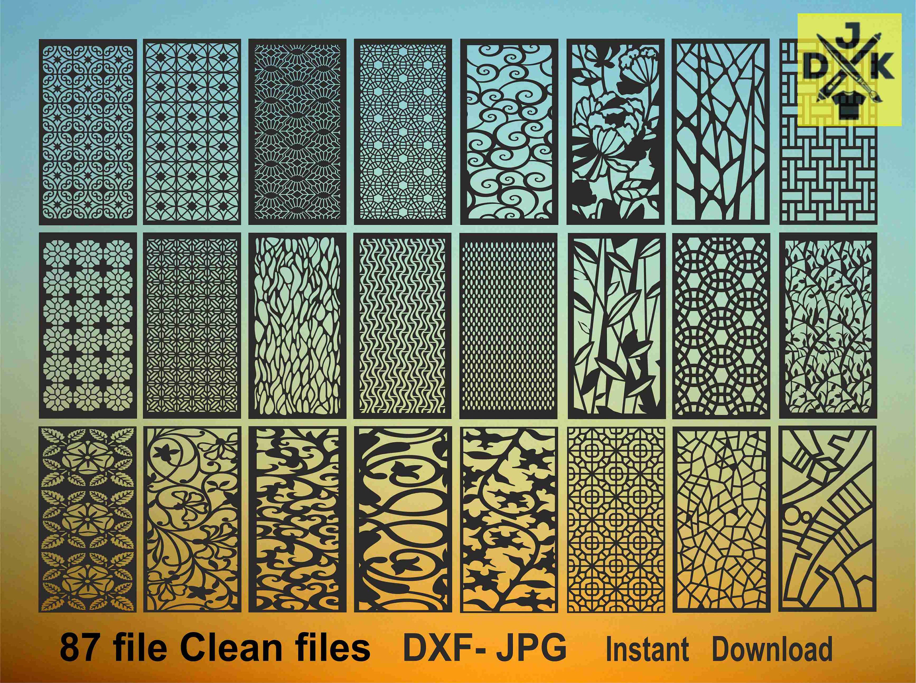 Cnc Files for Laser Router Plasma Fiber Over 86 Dxf File - Etsy