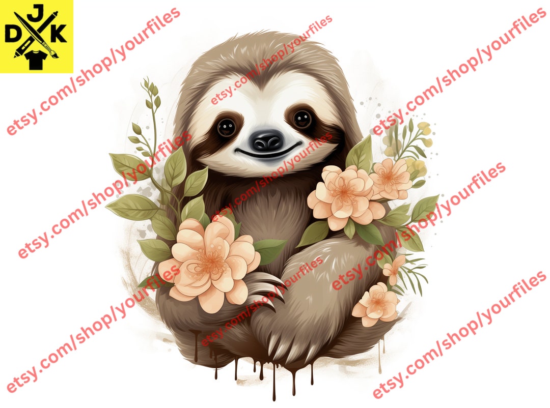 Sloth Saying PNG Sloth PNG Funny Sloths Instant Digital - Etsy