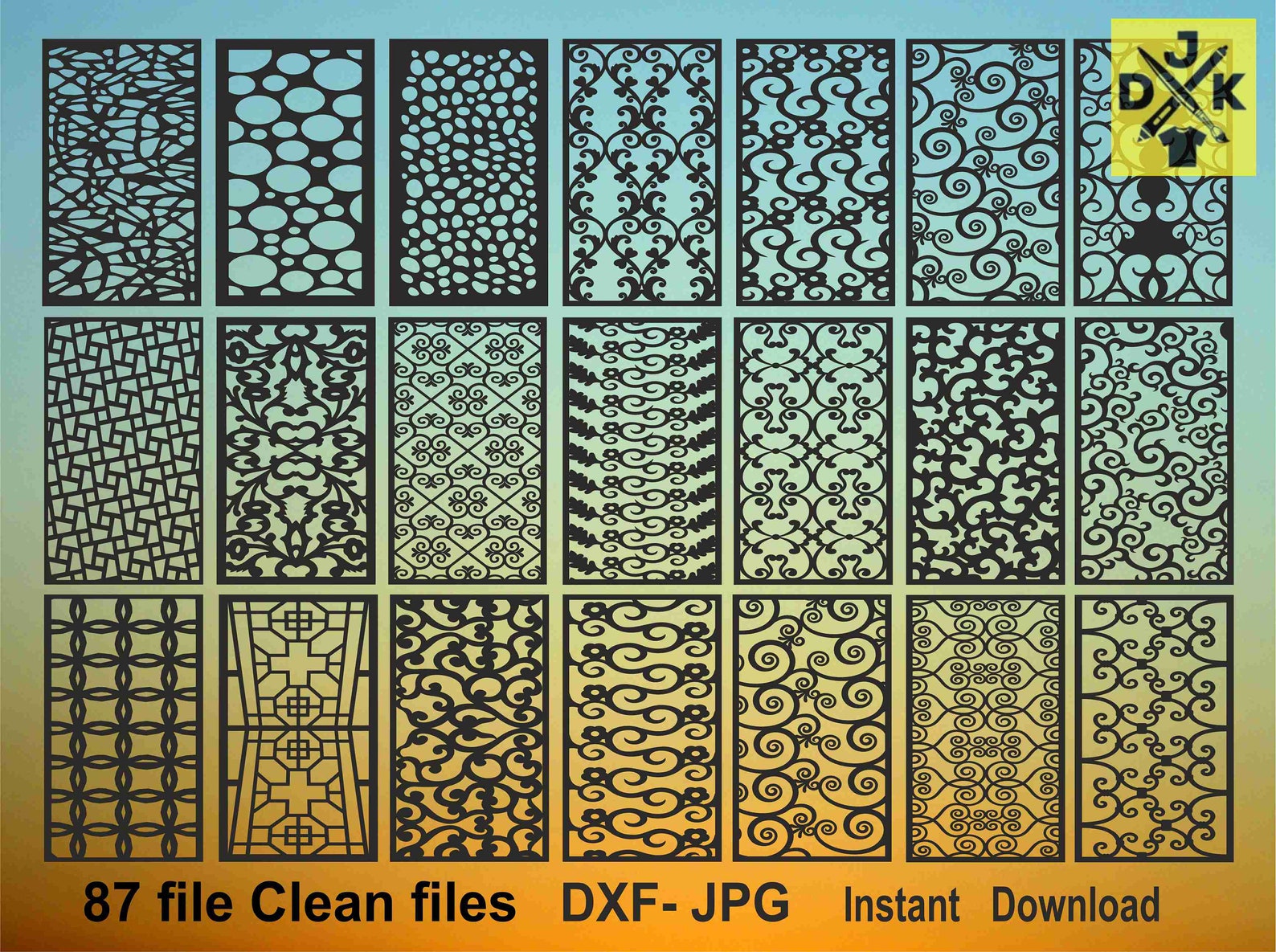 Cnc Files for Laser Router Plasma Fiber Over 86 Dxf File - Etsy