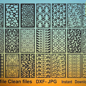 Cnc Files for Laser, Router, Plasma, Fiber, Over 86 Dxf File, Pattern ...