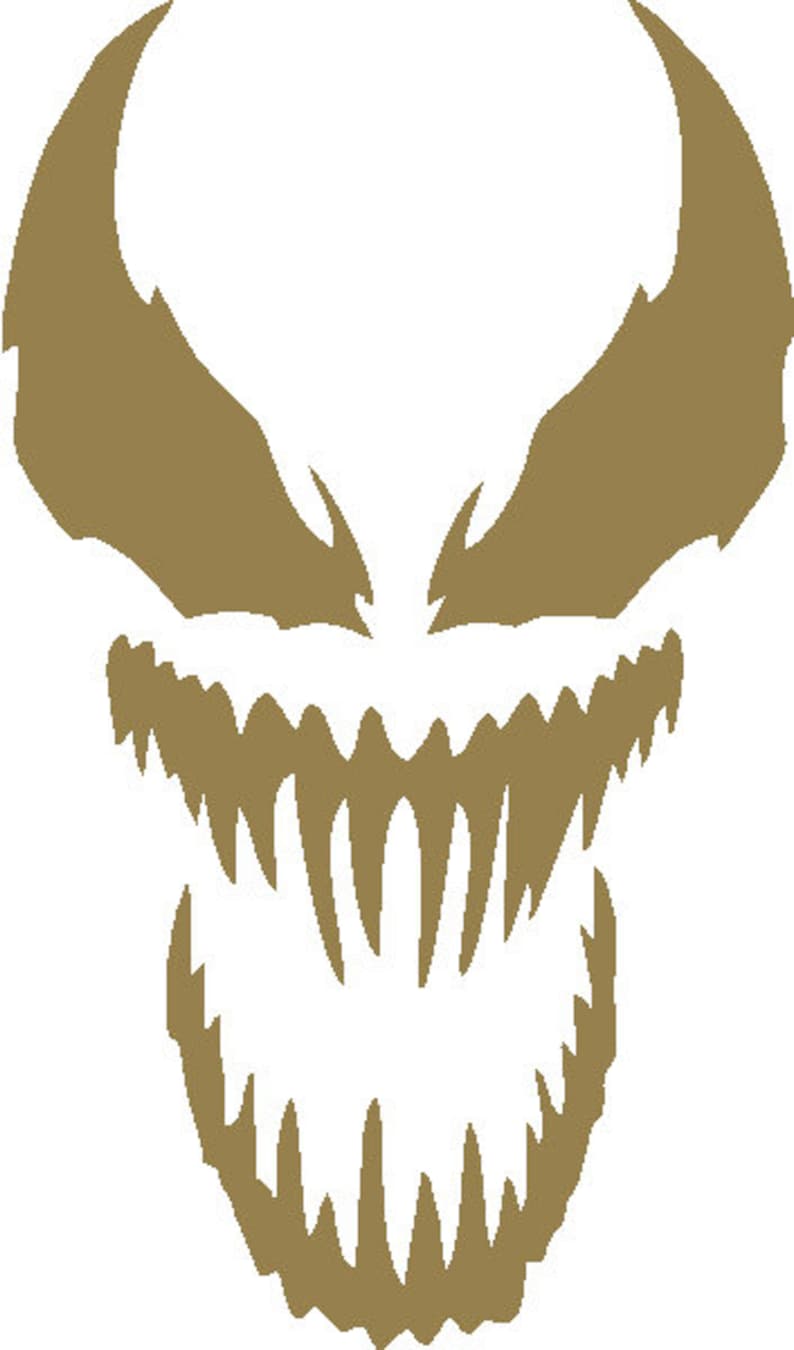 Venom Symbol Vinyl Decal Sticker Pick Color Size Oracal 651 - Etsy