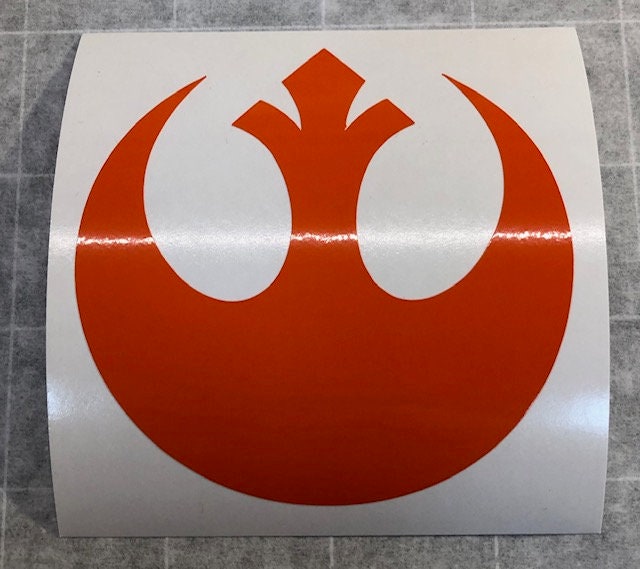 Star Wars Rebel Alliance Symbol Vinyl Decal Sticker Pick Color | Etsy