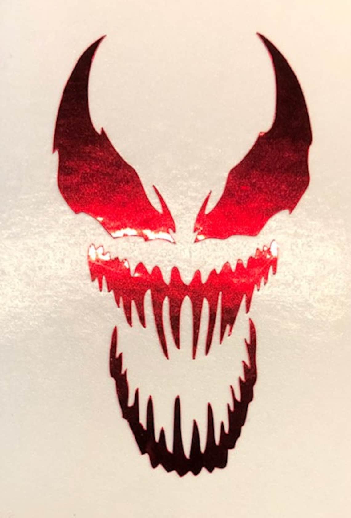 Venom Symbol Vinyl Decal Sticker Pick Color Size Oracal 651 - Etsy