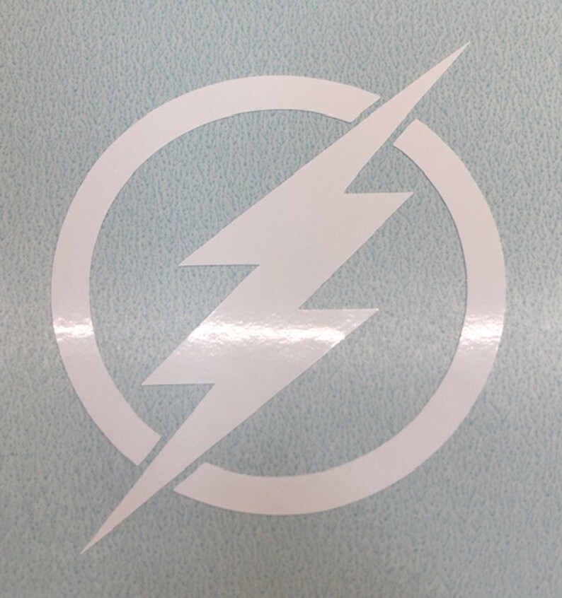 The Flash Logo Vinyl Decal Sticker Pick Color Size Oracal 651 | Etsy