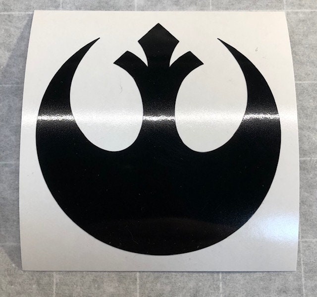 Star Wars Rebel Alliance Symbol Vinyl Decal Sticker Pick Color | Etsy