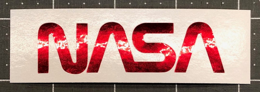 Nasa Classic Logo Vinyl Decal Sticker Oracal 651 - Window - Laptop ...