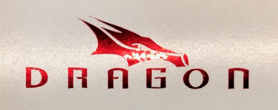 Spacex Dragon Logo Vinyl Decal Sticker Oracal 651 Window Laptop Rocket ...