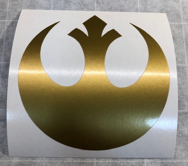 Star Wars Rebel Alliance Symbol Vinyl Decal Sticker Pick Color | Etsy